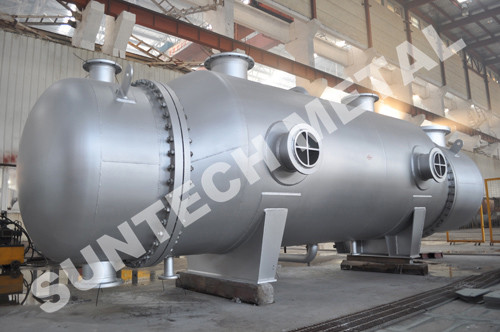 800sqm Titanium Alloy Shell And Tube Type Condenser for Dying